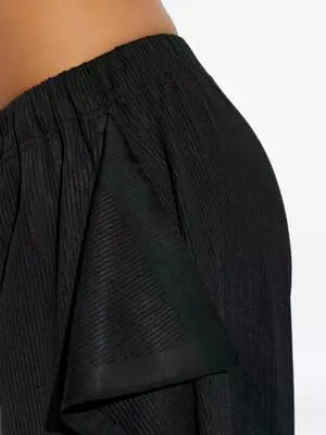 Issey Miyake Pleated Wide-leg Trousers