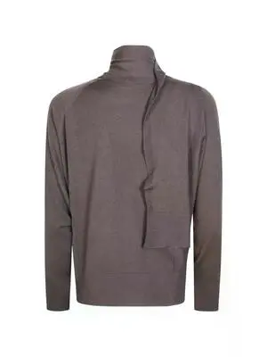 Incotex Scarf-detail Raglan-sleeve Sweater