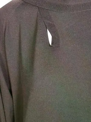 Incotex Scarf-detail Raglan-sleeve Sweater