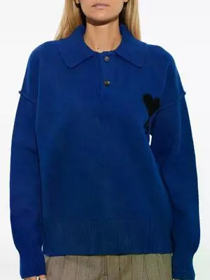 AMI Paris De Coeur Polo Top