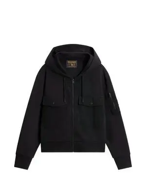 Woolrich Zip-up Hoodie - Black