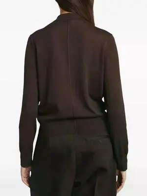 Soeur Hailey Button-up Polo-collar Cardigan