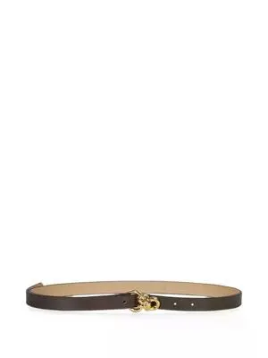 Tagliatore Knot-detail Leather Belt - Brown