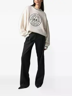 GAELLE PARIS Pressed-crease Tailored Trousers