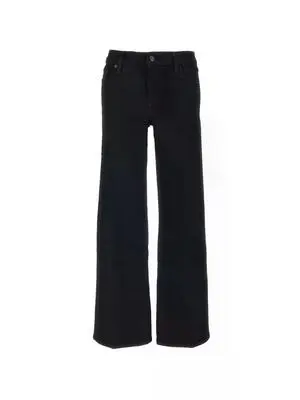 FRAME Wide-leg Jeans - Black