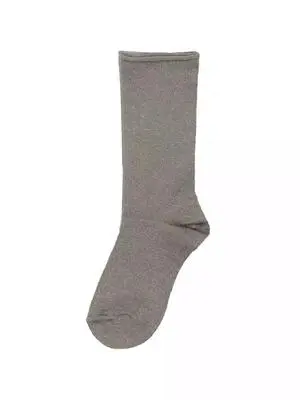 Brunello Cucinelli Metallic-effect Fine-knit Socks
