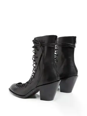 ANN DEMEULEMEESTER Noelia Lace-up Ankle Boots