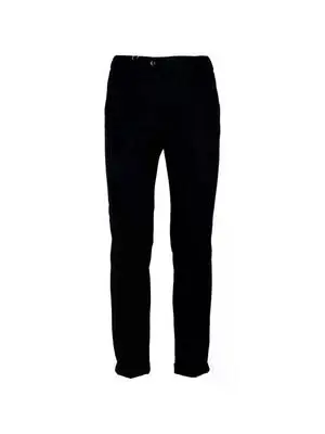 B SETTECENTO Slim-fit Tailored Trousers - Blue