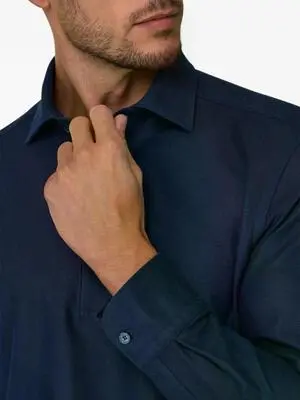 Boggi Milano Sakura Polo In Japanese Jersey
