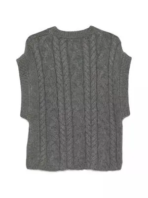 Liviana Conti Cable-knit Vest
