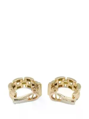 Cartier 2010s Maillon Panthère Diamond Earrings