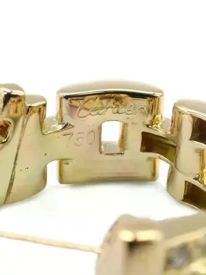 Cartier 2010s Maillon Panthère Diamond Earrings