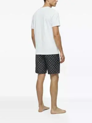 Karl Lagerfeld Monogram Pajama Shorts