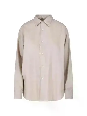 Auralee Super Light Wool Shirt - Neutrals