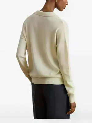 Ralph Lauren V-neck Collared Sweater