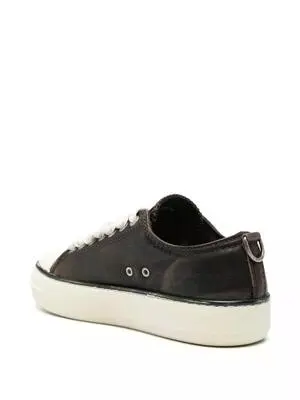REPRESENT Distressed Leather Sneakers - Brown