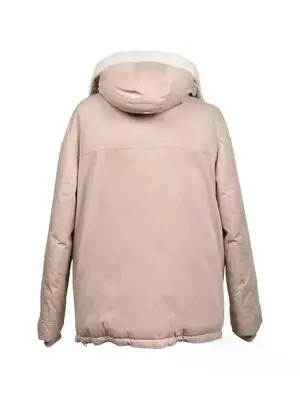 Brunello Cucinelli Quilted Shearling-lined Parka Jacket