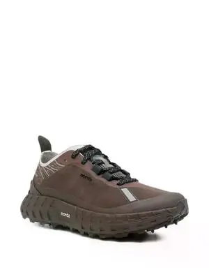 NORDA 001a Logo-print Panelled Sneakers - Brown