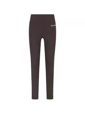 Sporty & Rich Logo-print Leggings - Brown