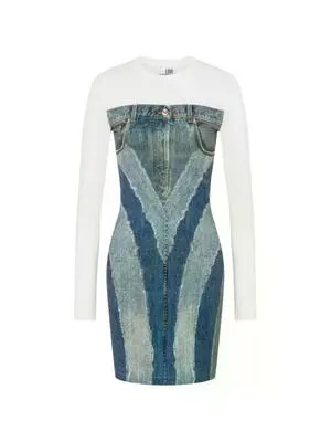 Moschino Printed Stretch Cotton Jersey Dress