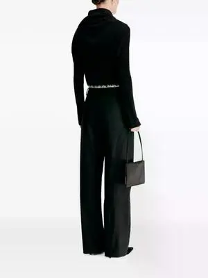 Loulou De Saison Saul Lace-trim Pleated Trousers