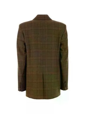 MMC STUDIO Checked Wool Blazer