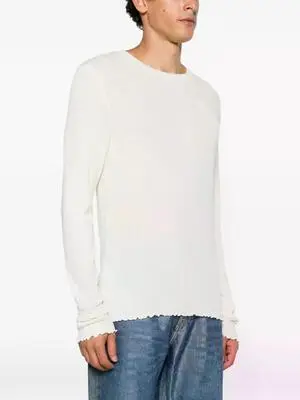 Our Legacy Lettuce-edge Ribbed Sweater