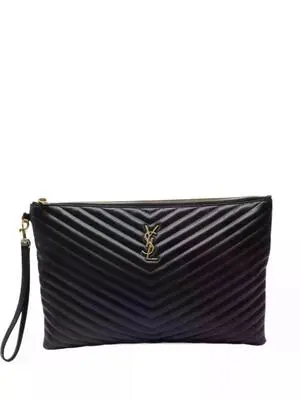 Saint Laurent Cassandre Matelassé Clutch Bag