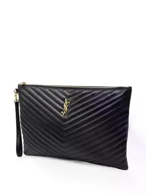 Saint Laurent Cassandre Matelassé Clutch Bag