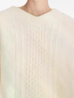 Loulou De Saison Lucio Cable-knit Wool Sweater
