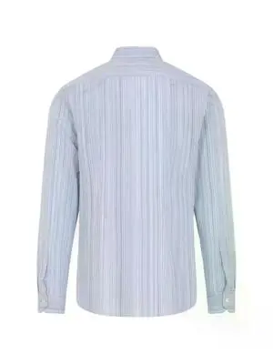 Paul Smith Slim-fit Light 'signature Stripe' Cotton Shirt