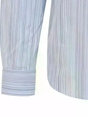 Paul Smith Slim-fit Light 'signature Stripe' Cotton Shirt