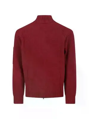 C.P. COMPANY Lambswool Lens Full-zip Sweater