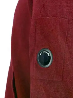 C.P. COMPANY Lambswool Lens Full-zip Sweater