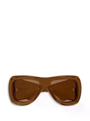 Saint Laurent Howl Oversized Sunglasses - Brown