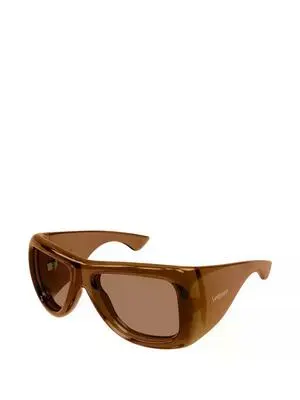 Saint Laurent Howl Oversized Sunglasses - Brown