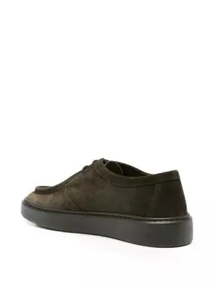 DOUCAL'S Lace-up Suede Loafers