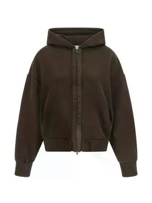 ENTIRE STUDIOS Zipped Oversized Hoodie - Brown
