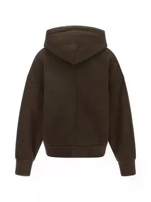 ENTIRE STUDIOS Zipped Oversized Hoodie - Brown