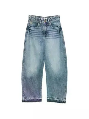 LOIS Faded Raw-cut Jeans