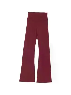 ANINE BING Logo-print Flared Leggings