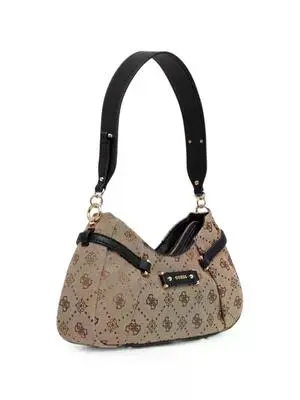 Guess Dorothy Monogram-print Logo-plaque Shoulder Bag
