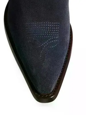Khaite Clive Ankle Boots - Blue