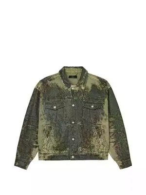 PURPLE BRAND Trompe Loeil Denim Jacket - Green