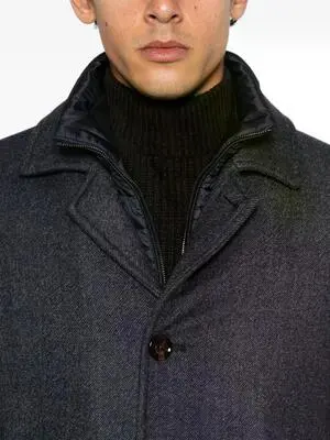 MOORER Button-fastening Coat