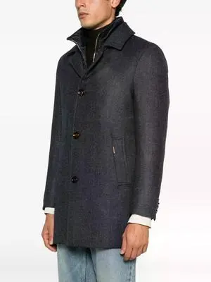 MOORER Button-fastening Coat