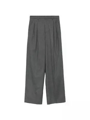 ROSSI Noa Pleated Trousers - Grey