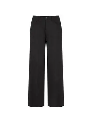 SOCIETE ANONYME Red Cross Wide-leg Trousers - Black