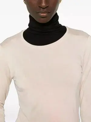 VELA SHOP Round-neck Long-sleeve Top