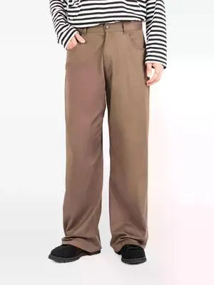 SOCIETE ANONYME Red Cross Straight-leg Trousers - Brown